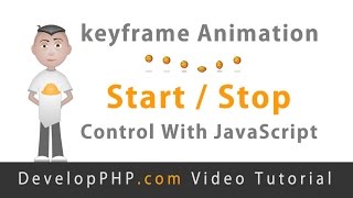 Start Stop CSS keyframes animation with JavaScript | Learn JavaScript ...