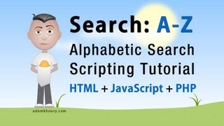 Alphabetic Search First Letter A to Z Script Tutorial PHP MySQL | Learn ...
