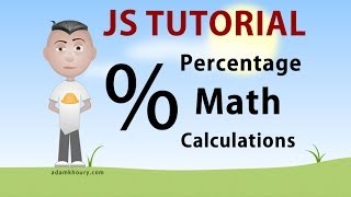 Percent Math Calculations Programming Tutorial | Learn JavaScript Video ...