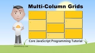 Multi Column Layout Grid Programming Tutorial | Learn JavaScript Video ...
