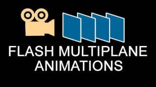 Multiplane Parallax Easing Effects Animation | Learn Flash Video Tutorial