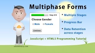 Multiphase Form Programming Tutorial Multi Step | Learn JavaScript ...
