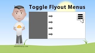 Control Panel Flyout Menu Windows Animations | Learn JavaScript Video ...